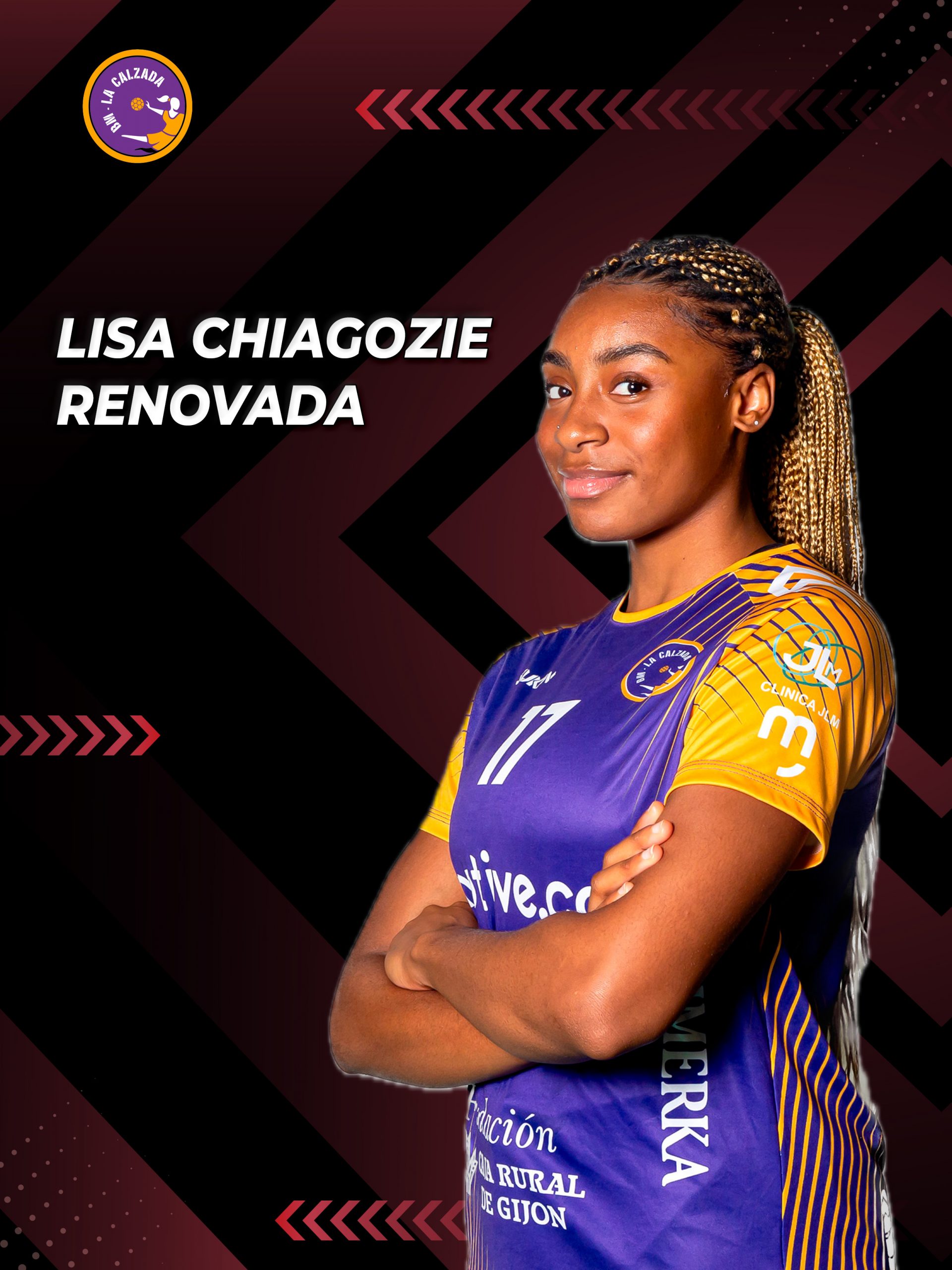 Lisa Chiagozie continuará en el primer equipo – Club Balonmano La Calzada